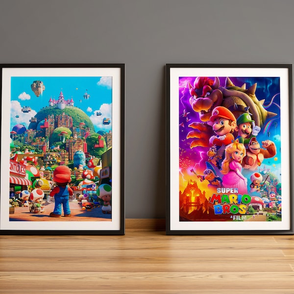 Super Mario Poster - Etsy