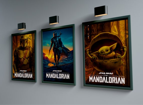 The Mandalorian Posters / Star Wars Posters / Poster Series | Etsy