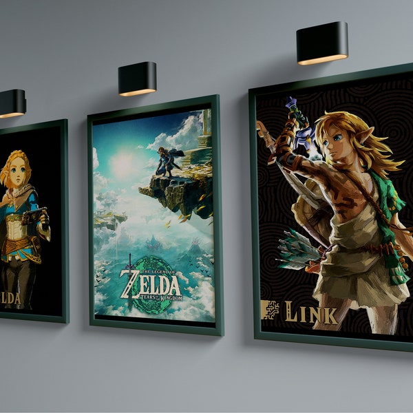 Legend of Zelda Totk Posters - Etsy Canada