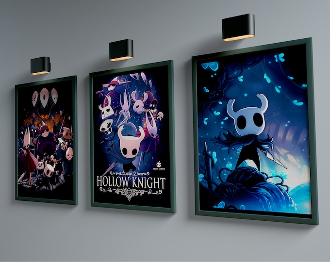 Hollow Knight Posters / Videogame Posters / Digital Copies - Etsy