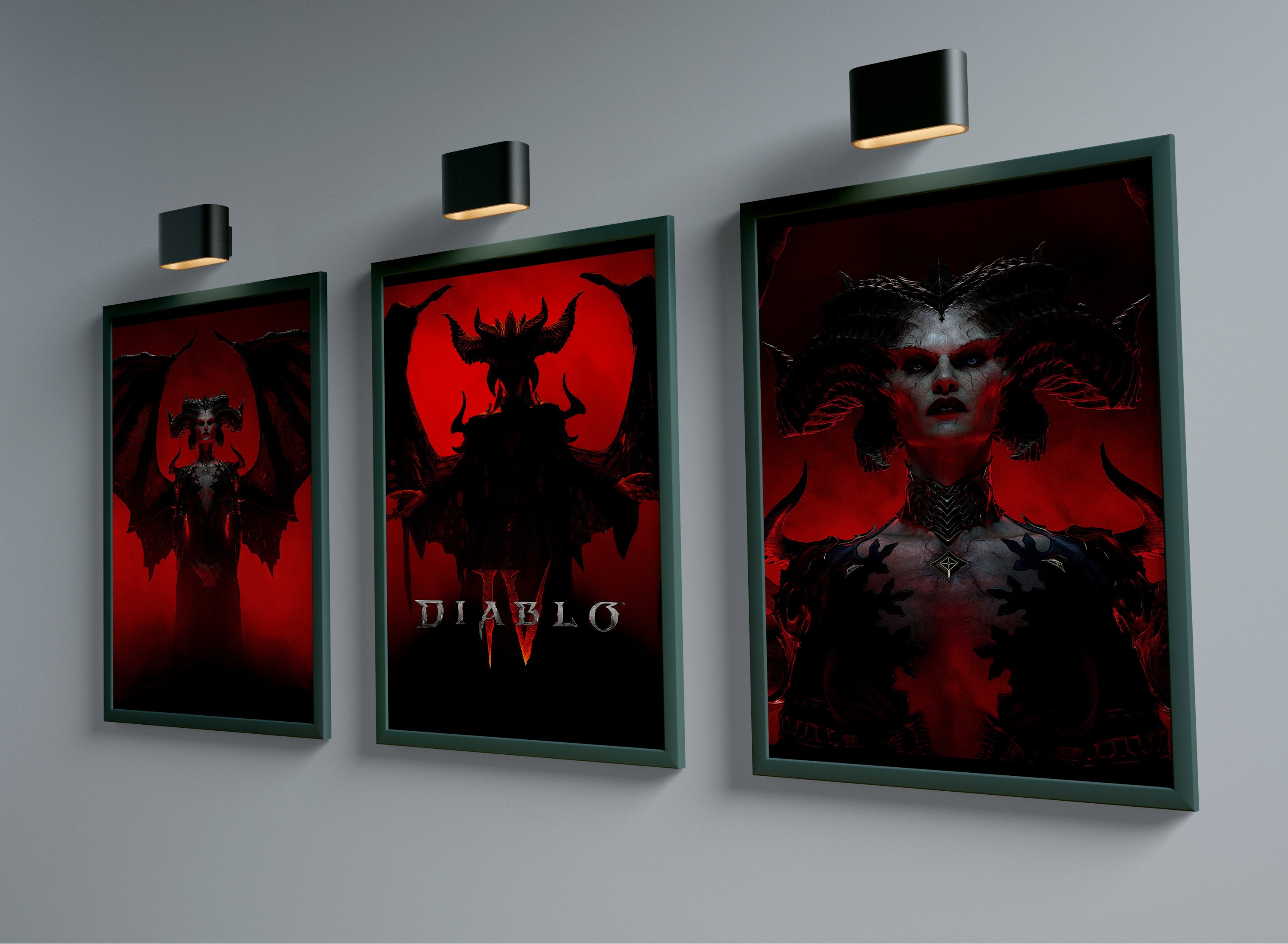 Diablo IV Posters / Lilith Posters / Videogame Posters / Digital Copies ...