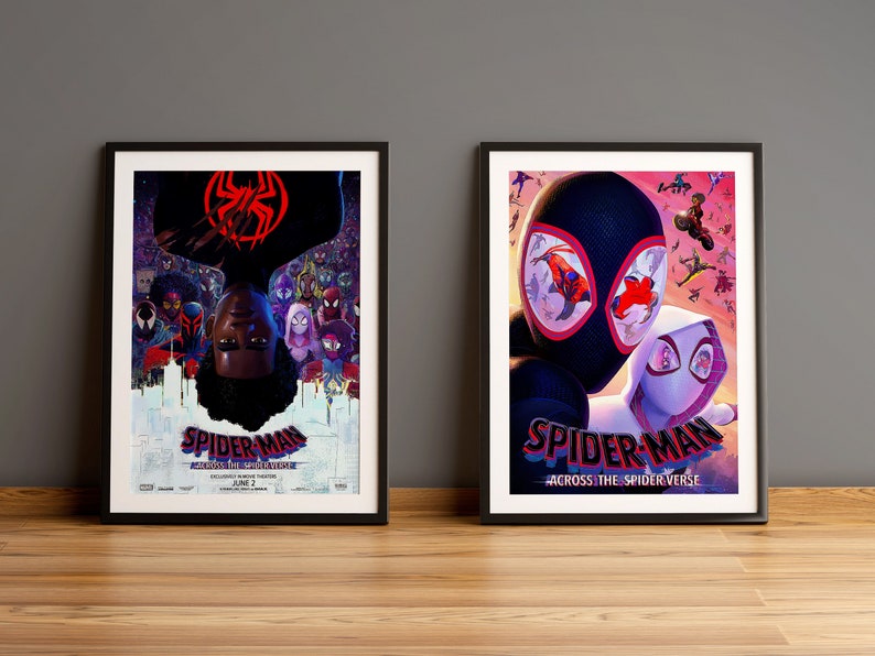 Spider-man Posters / Across the Spider-verse Posters / Into - Etsy