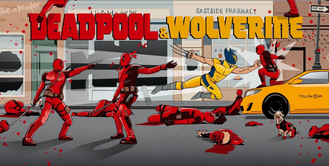 Deadpool and Wolverine Movie Poster - Etsy