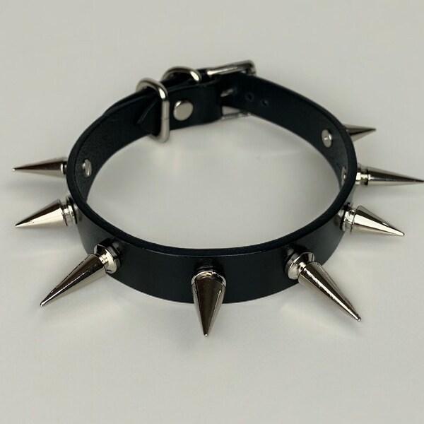 Spiked Collar - Etsy