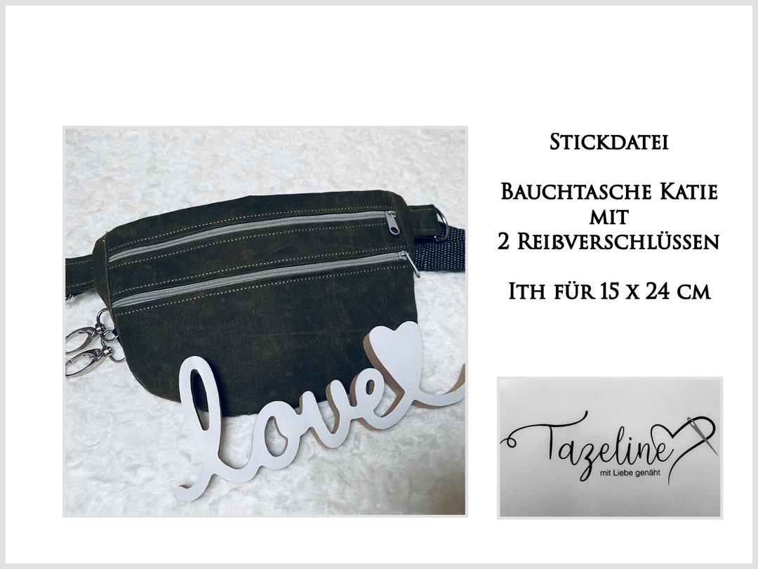 Embroidery File Bum Bag Ith for 15 X 24 Cm - Etsy