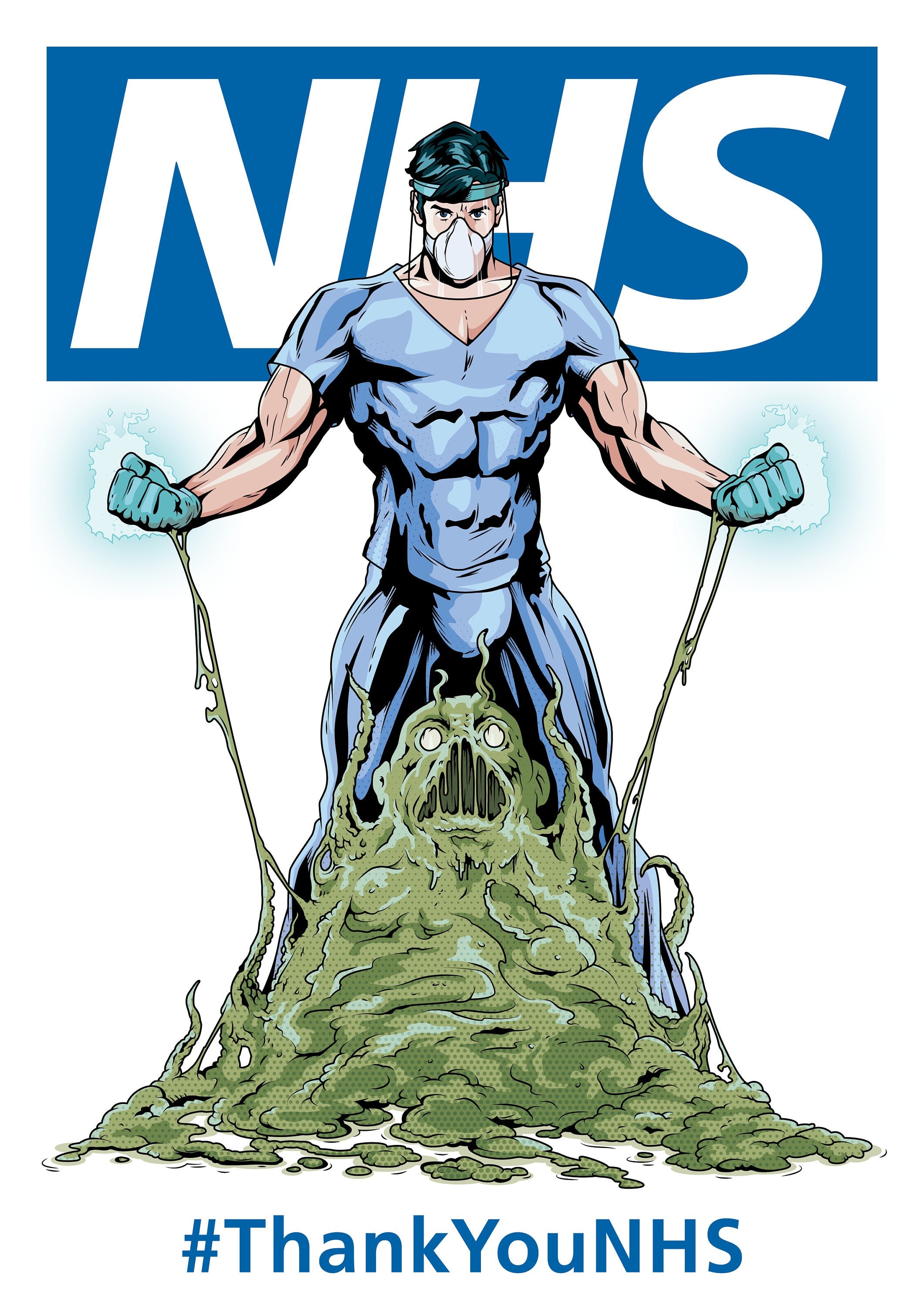 NHS Male Hero A4 Downloadable Poster 297mm H X 210mm W - Etsy