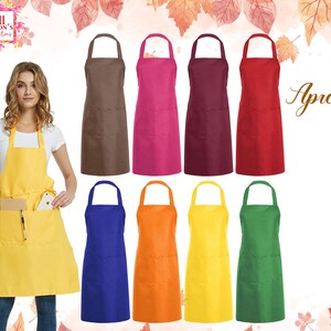 Customized Aprons Full-length Bib Apron Personalized Aprons - Etsy