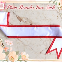 Blank Two Color Sash - Etsy