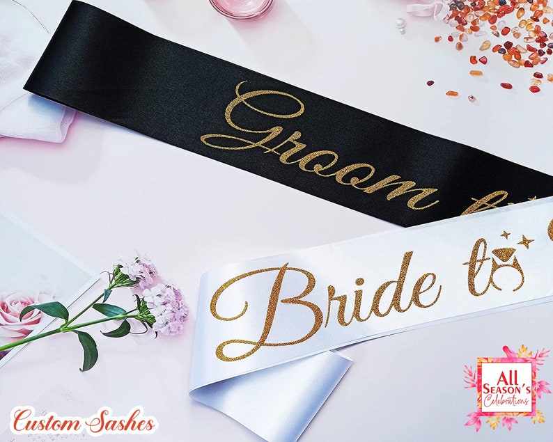 Customized Sash Bridal Sash Personalized Sash Your Text Sash - Etsy