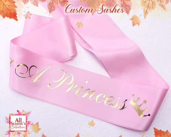Personalized Sash Customized Sash Your Text Sash Bridal Sash | Etsy