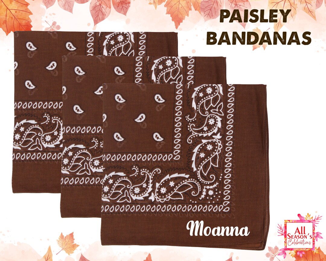Customizable Bandana/personalized Bandana / Custom Bandana/custom Name ...