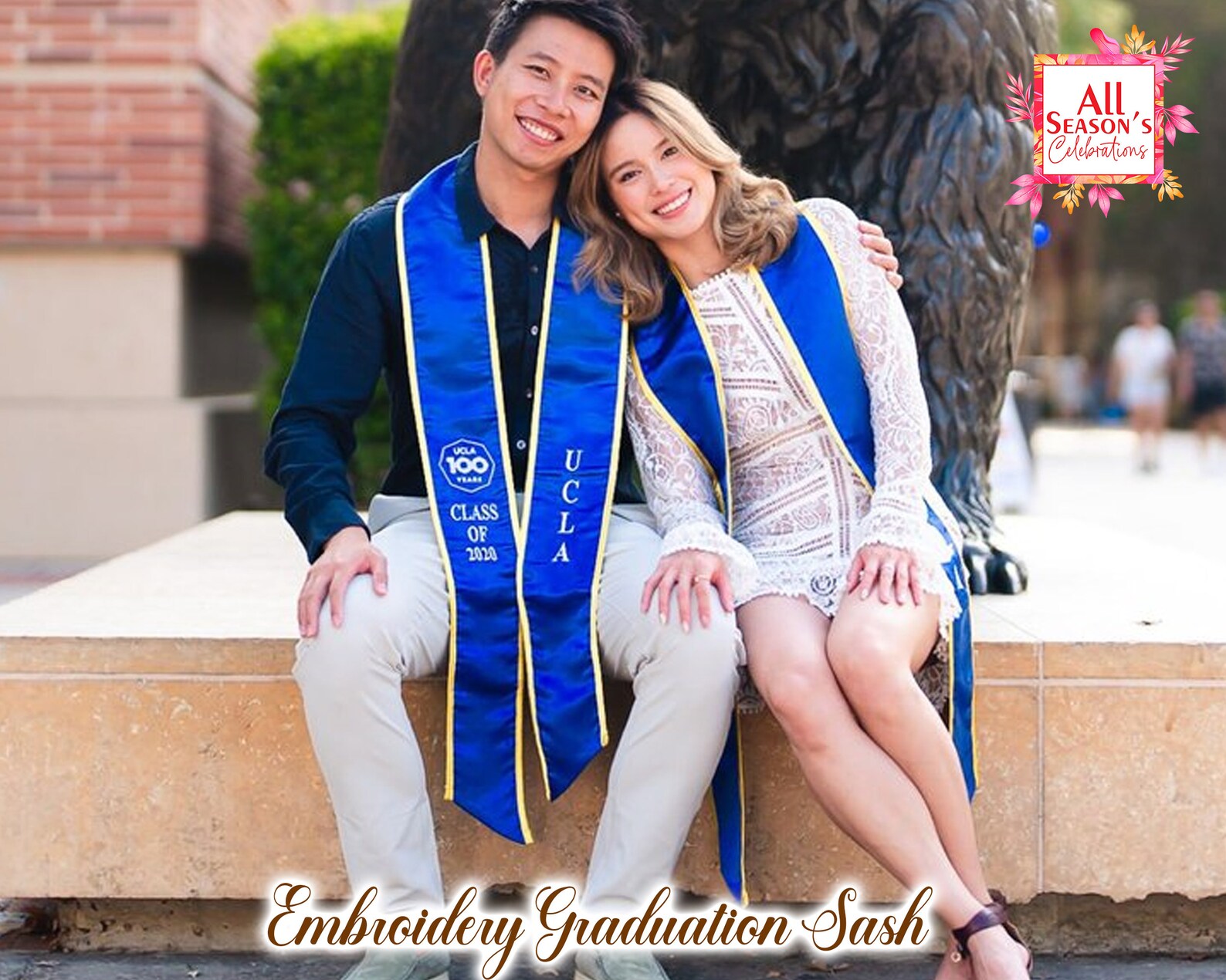 Customized Embroidery College Graduation Sash Grad Sash Gift - Etsy