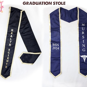 Customized Graduation Sash - Graduation Sash - Personalized College ...