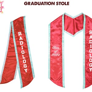 Customized Embroidery College Graduation Sash, Grad Sash, Gift for ...