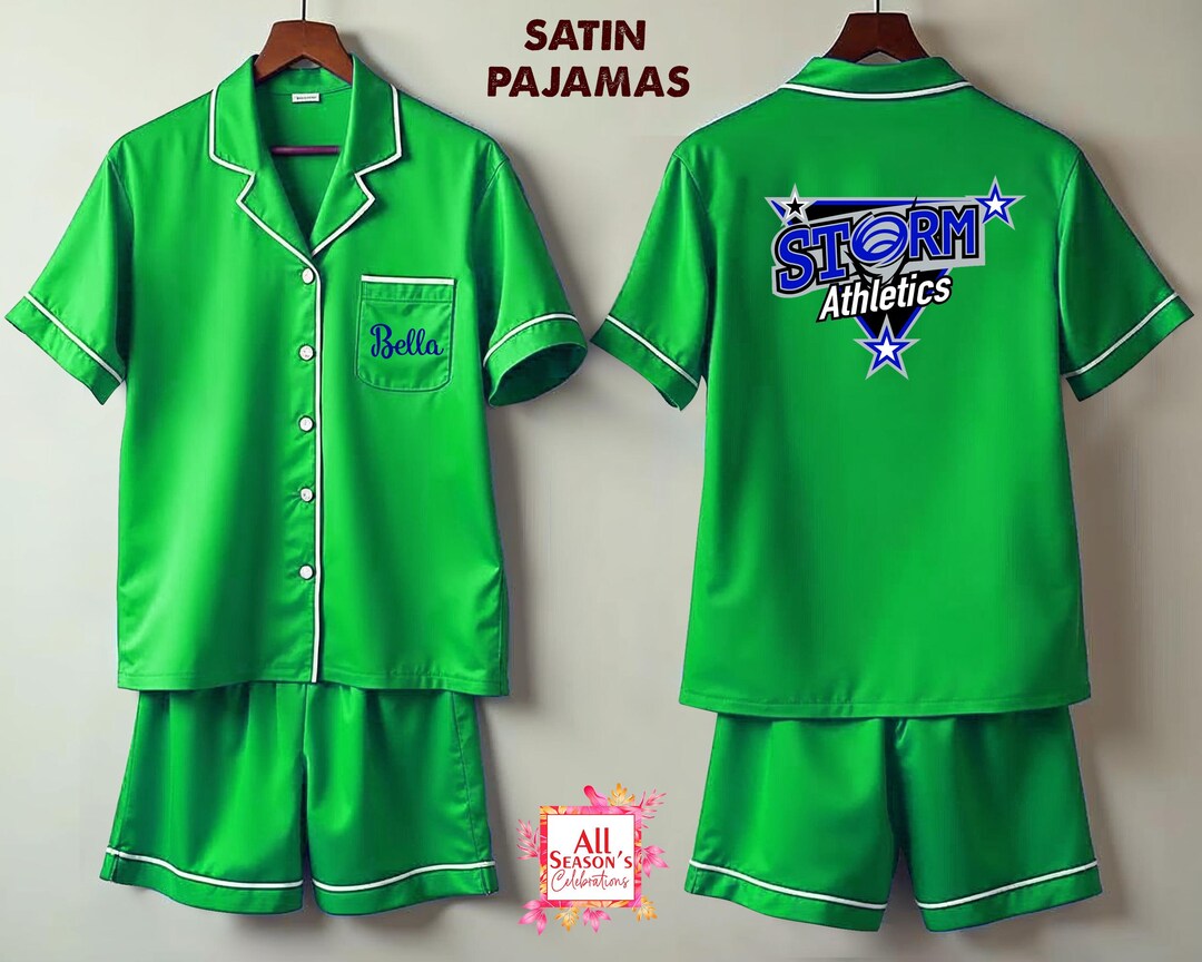 Storm Athletics Pajamas Customized Cheer Team Pajama Sets Personalized ...