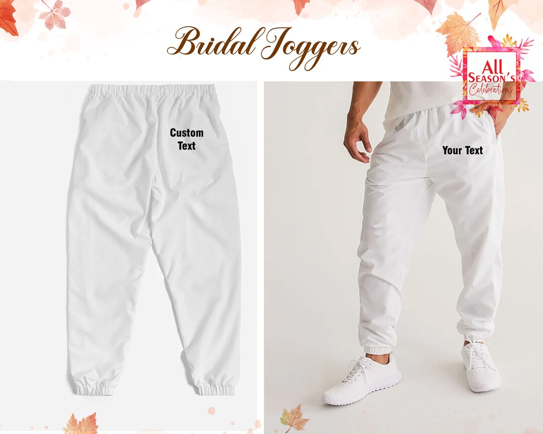 Custom Jogger Bridal Party Jogger Sets Jogger Sets Personalized Joggers ...