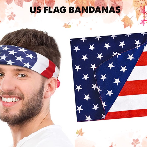 American Flag Bandana - Etsy
