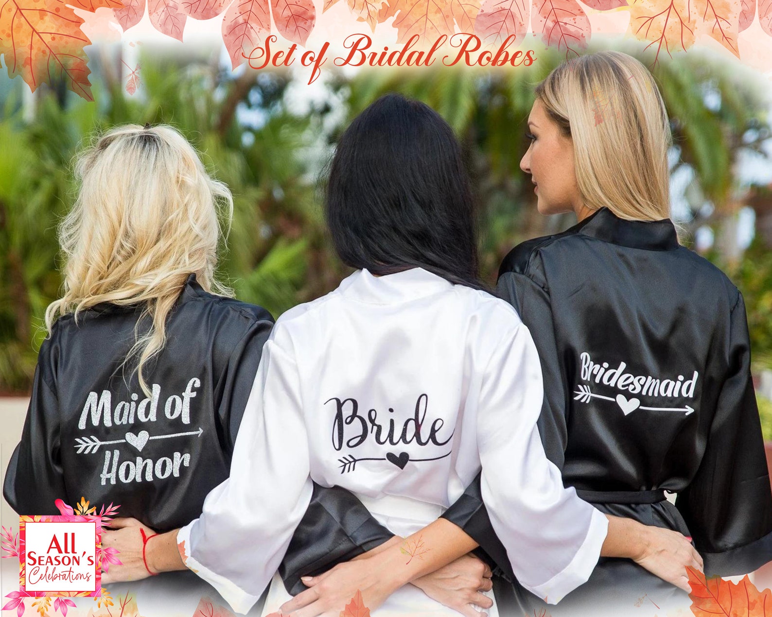 Custom Robes Bridal Robes Customized Robe Wedding Robes - Etsy