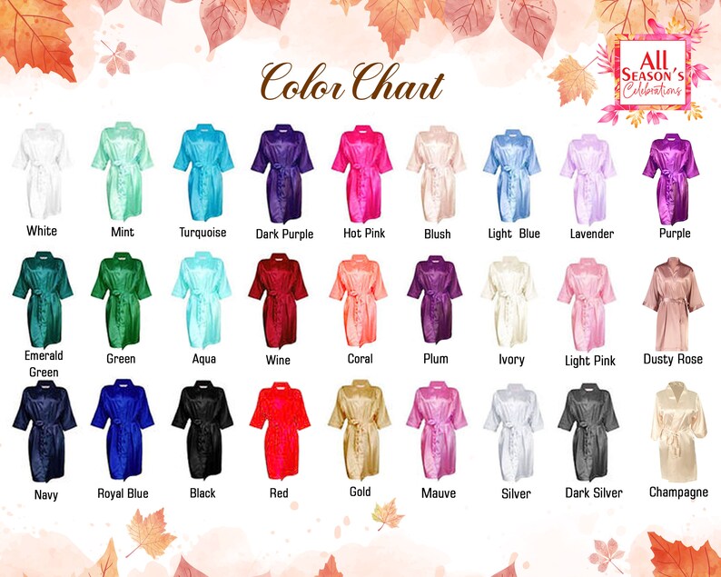 Kids Robes Flower Girl Robes Satin Robes Personalized Robes - Etsy