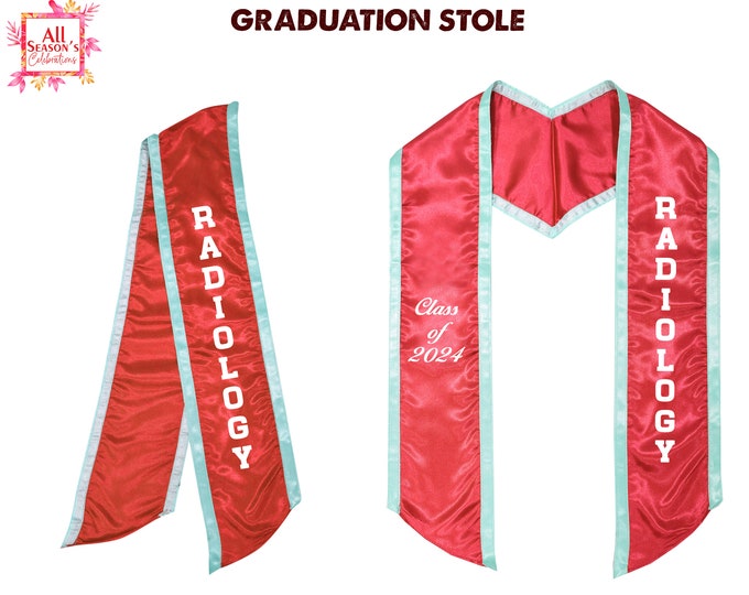 Graduation Stole Sash Your Custom Logo Graduation Sash Stole ...