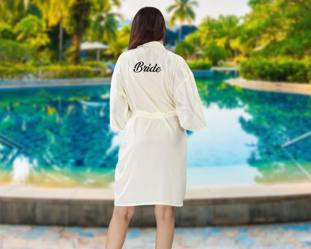 Silk Wedding Robes Custom Silk Robes Customized Flower Girl Kids Robes ...