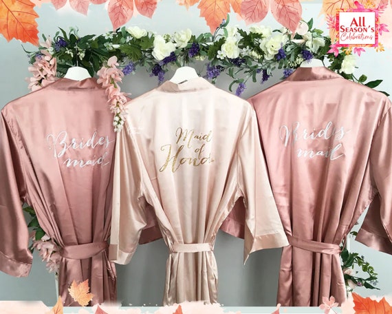 Customized Robes Bridesmaid Gift Custom Bridal Robe - Etsy