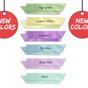 Plain Blank Sashes - 10, 25, 50 & 100 Packs Plain Sash Blank Sash ...