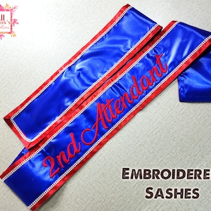 Customize Sash Bridesmaid Sash Custom Bridal Lace Sash Custom Border ...