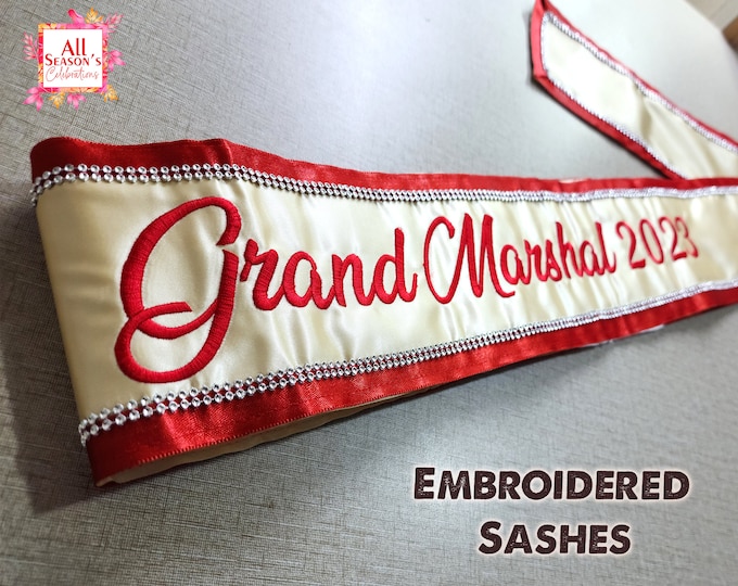 Pageant Sash Design You Own Personalized Sash Custom Sash - Etsy