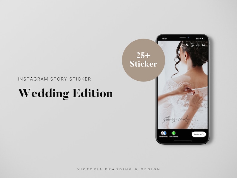 Instagram Story Sticker - Wedding - Etsy
