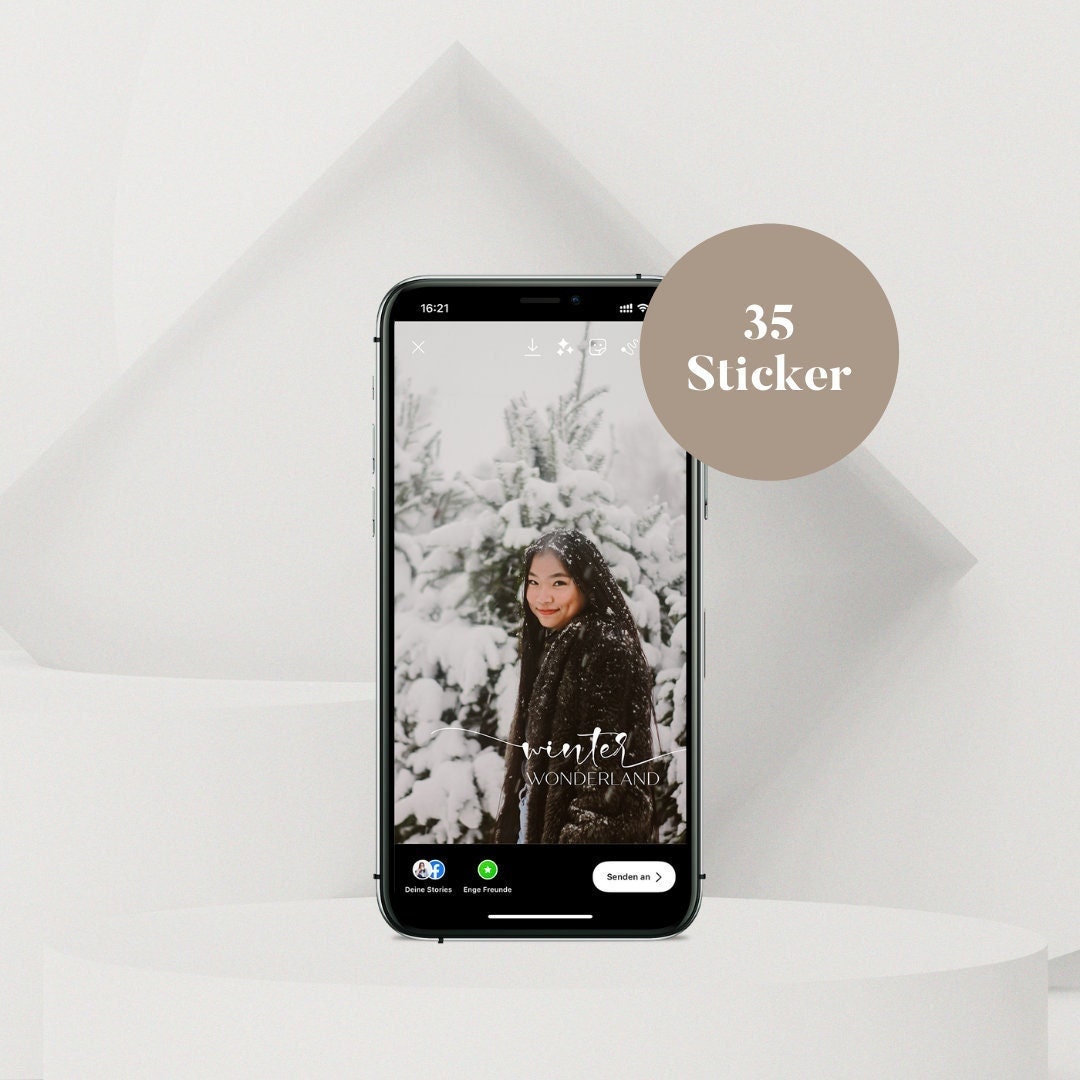 Instagram Story Sticker - Christmas Collection - Etsy