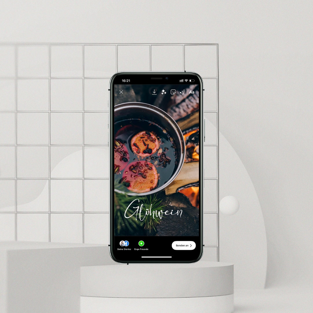Instagram Story Sticker - Christmas Collection - Etsy