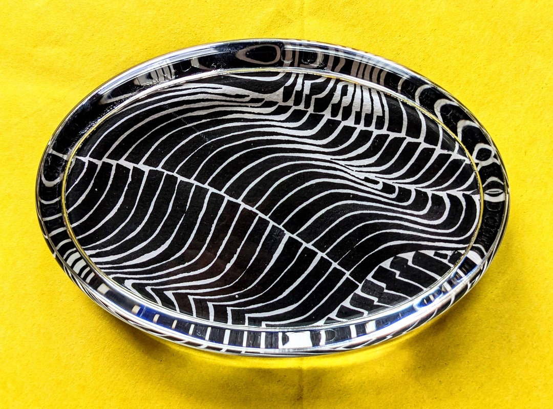 Glass Paperweight Featuring Ink Drawing - Etsy