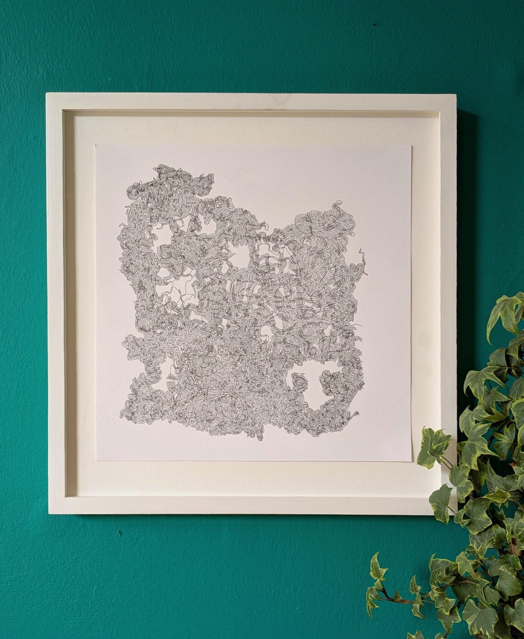 Abstract Line Drawing, Pen and Ink - Etsy