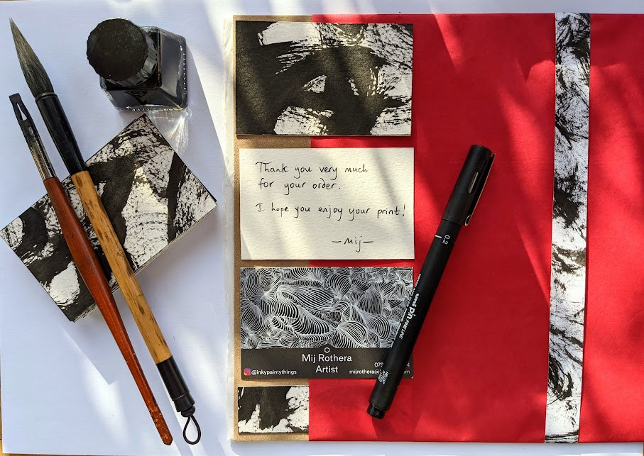 Abstract Ink Drawing - Etsy