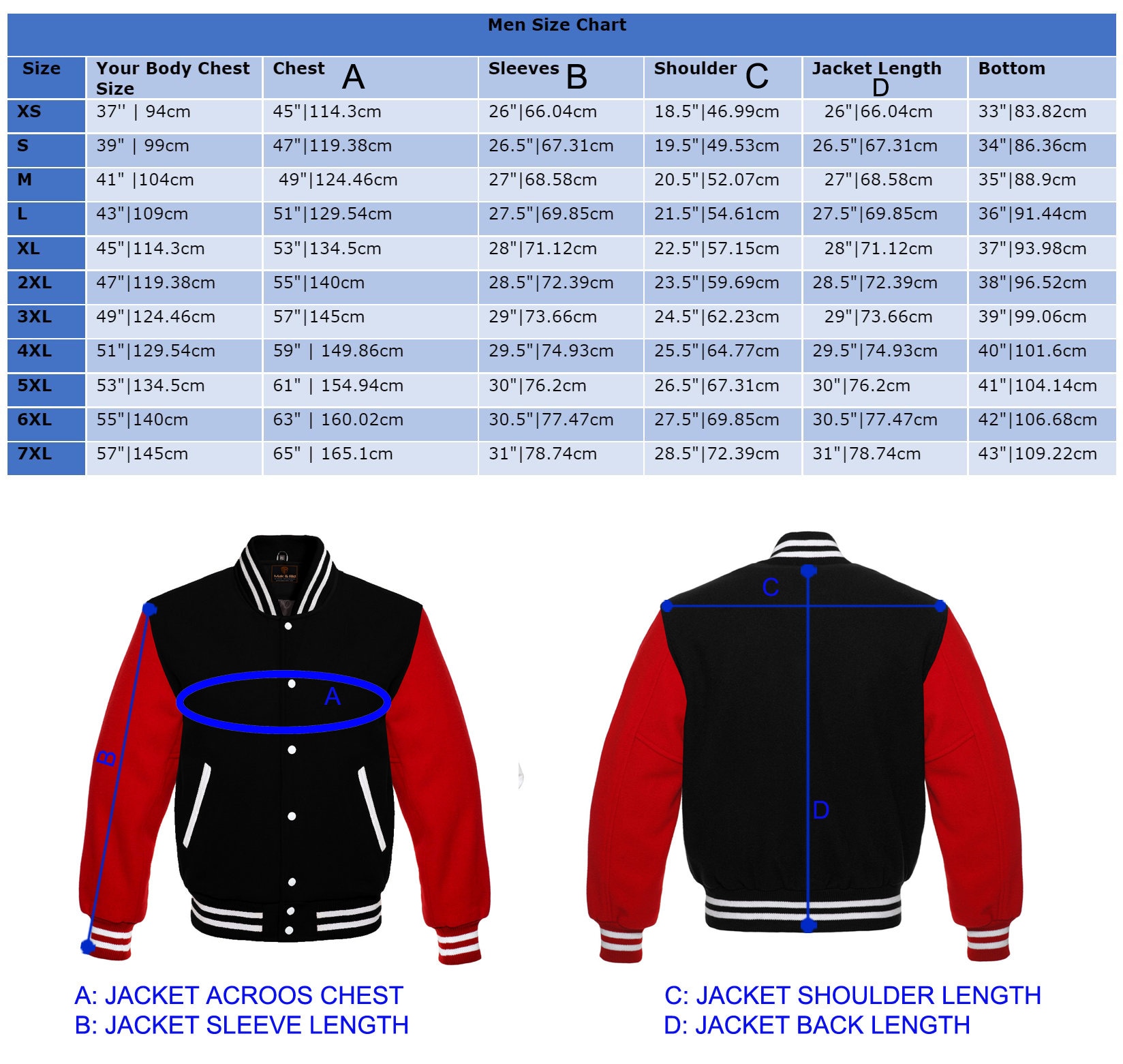 Varsity Letterman Baseball Bomber Jacket Premium Black White Wool and ...