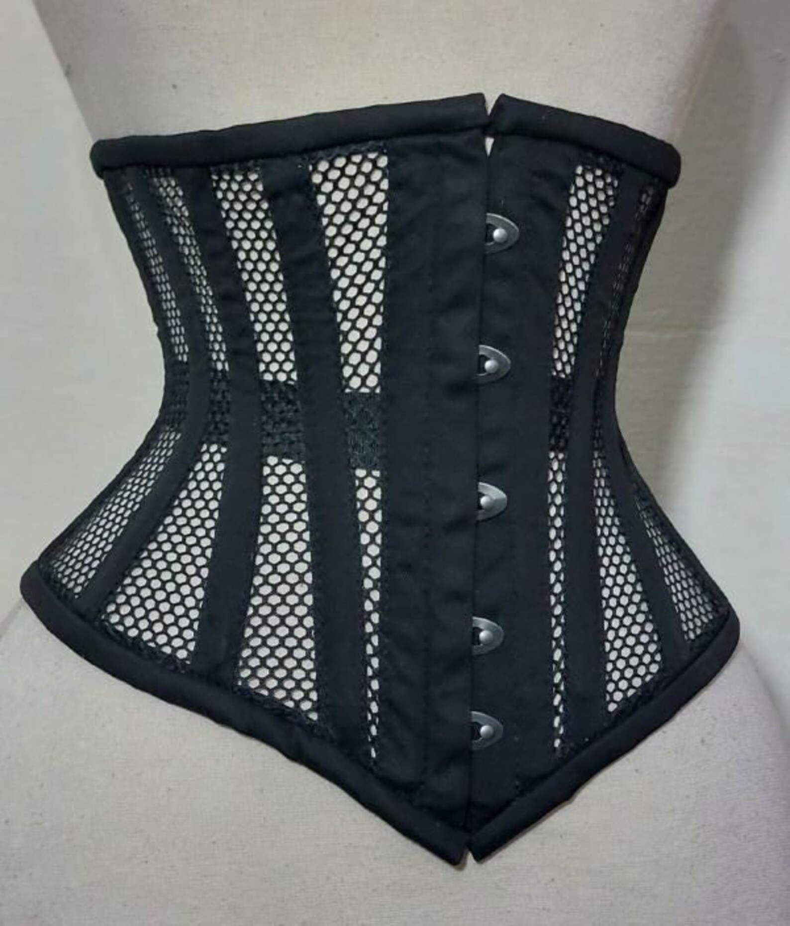 Mesh Corset A Steel-boned Underbust Waist Trainer for Women - Etsy