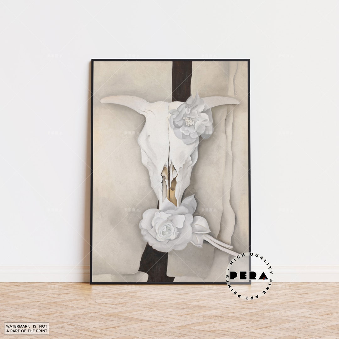 Georgia O'keeffe, Cow's Skull 1931, Famous Art, O'keeffe Art, Modern ...