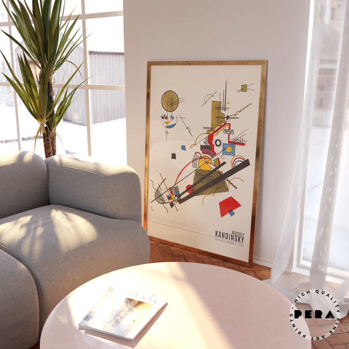 Kandinsky Joyous Ascent Poster Wassily Kandinsky Print | Etsy