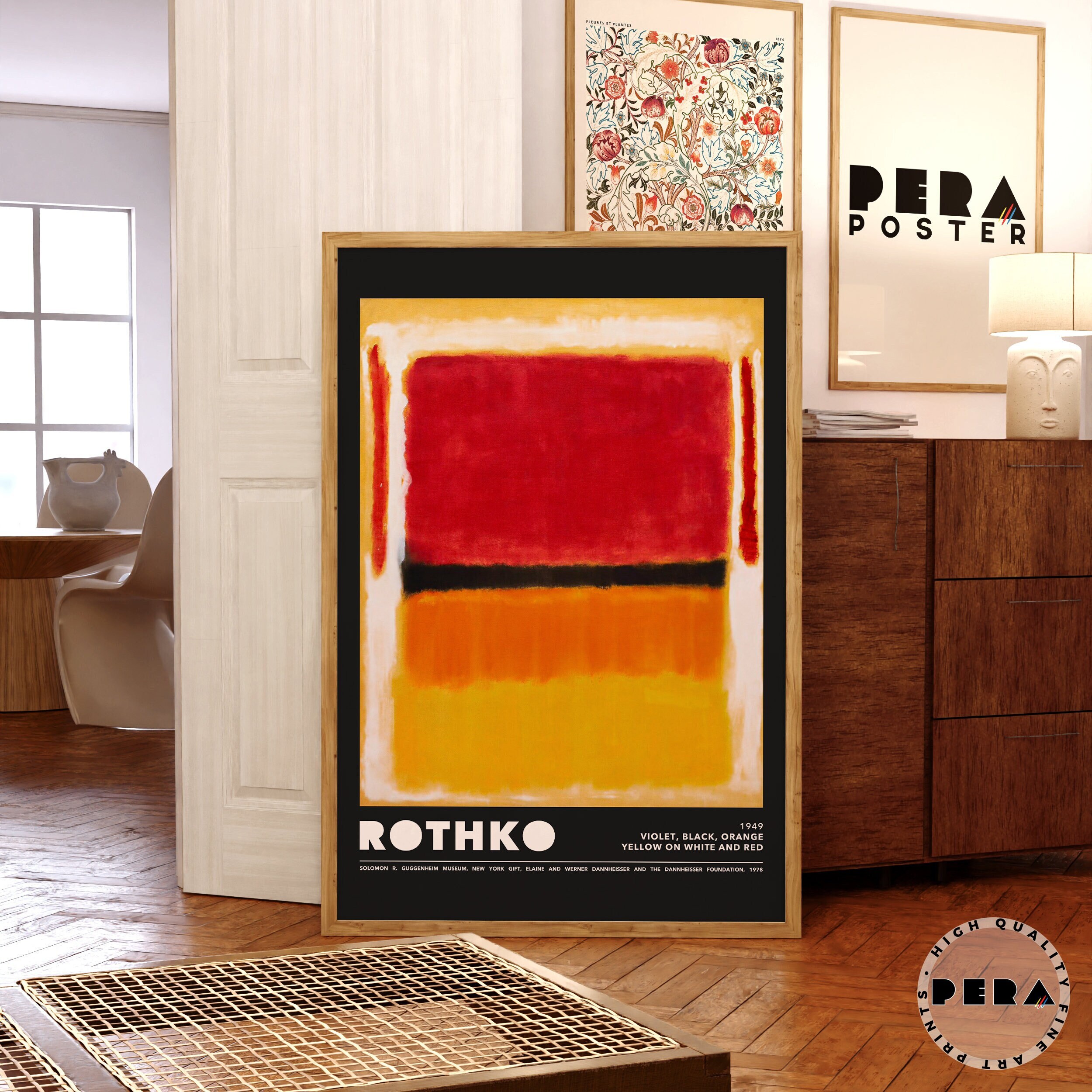 Mark Rothko Exhibition Poster Mark Rothko Art Poster Museum - Etsy