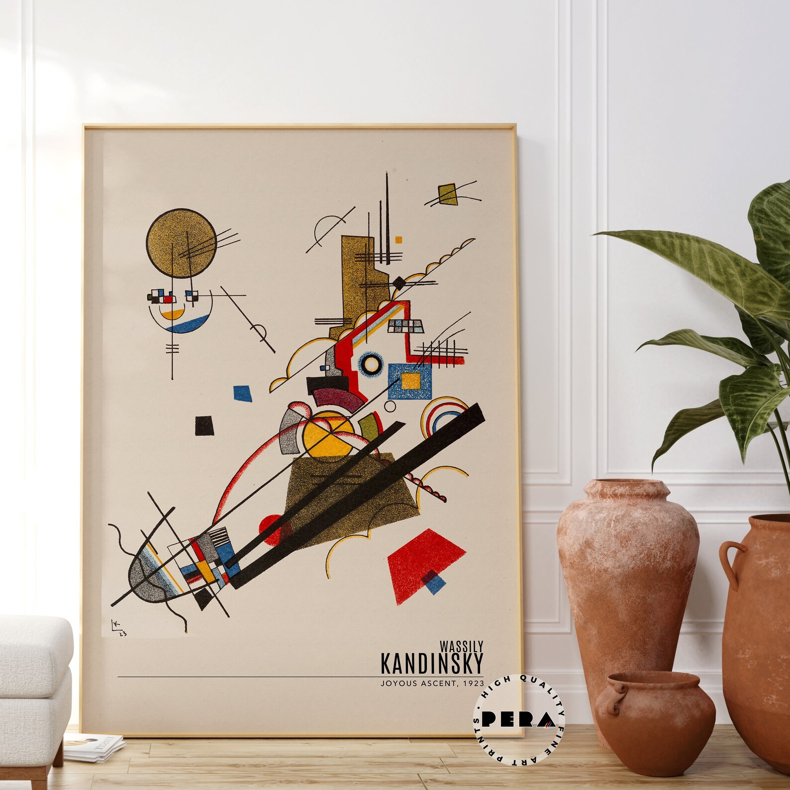 Kandinsky Joyous Ascent Poster Wassily Kandinsky Print | Etsy