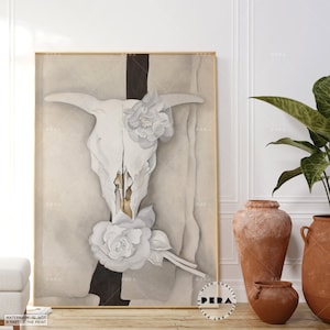 Georgia O'keeffe, Cow's Skull 1931, Famous Art, O'keeffe Art, Modern ...