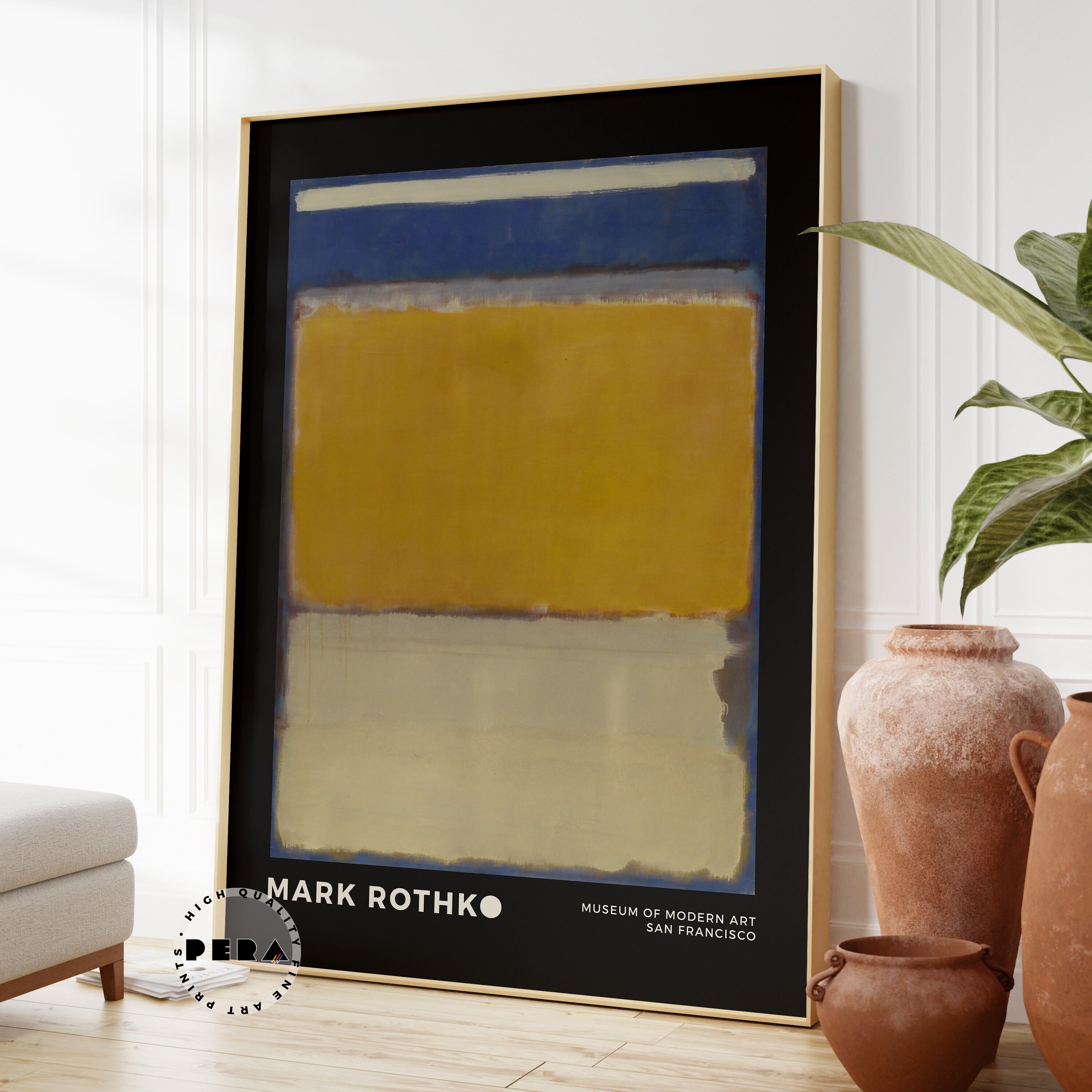 Mark Rothko Exhibition Poster, Mark Rothko Art Poster, Museum Print ...
