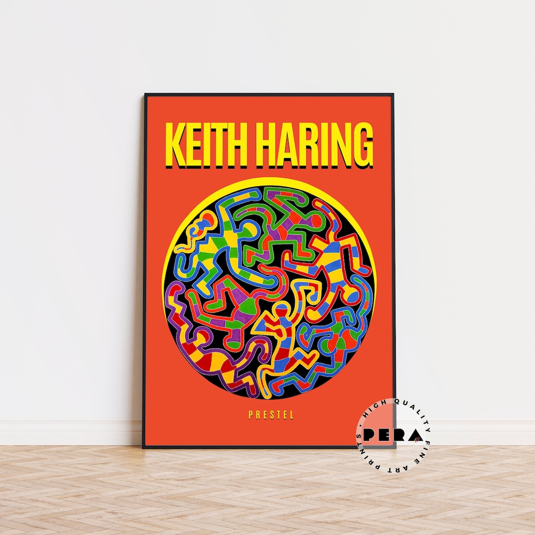 Keith Haring Postcard Cover Poster, Keith Haring Poster, Pop Art, Keith ...