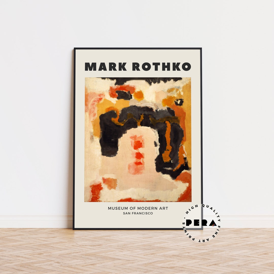 Mark Rothko Exhibition Poster, Mark Rothko Art Poster, Museum Print ...