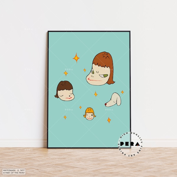 Yoshitomo Nara Digital Art - Etsy