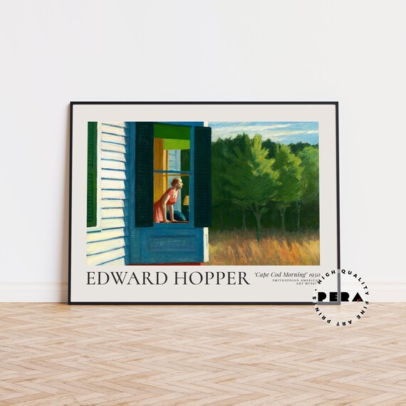 Edward Hopper Cape Cod Morning Poster Exhibition Poster - Etsy