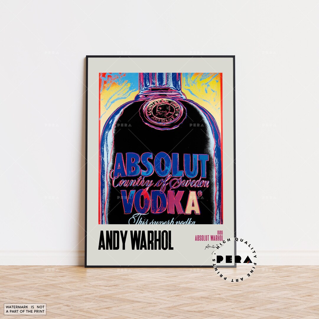Andy Warhol, Absolut Warhol 1984, Andy Warhol Print, Pop Art, Retro ...
