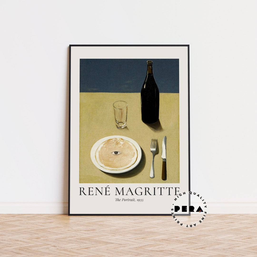 Rene Magritte Print, the Portrait 1935, Magritte Poster, Magritte ...