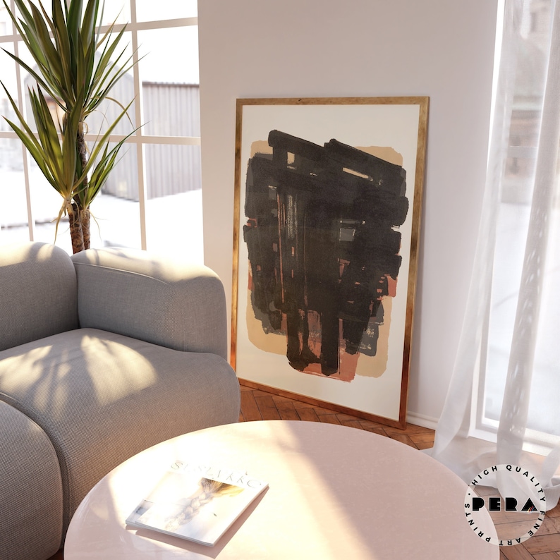 Soulages Poster Pierre Soulages Modern Poster Minimalist - Etsy